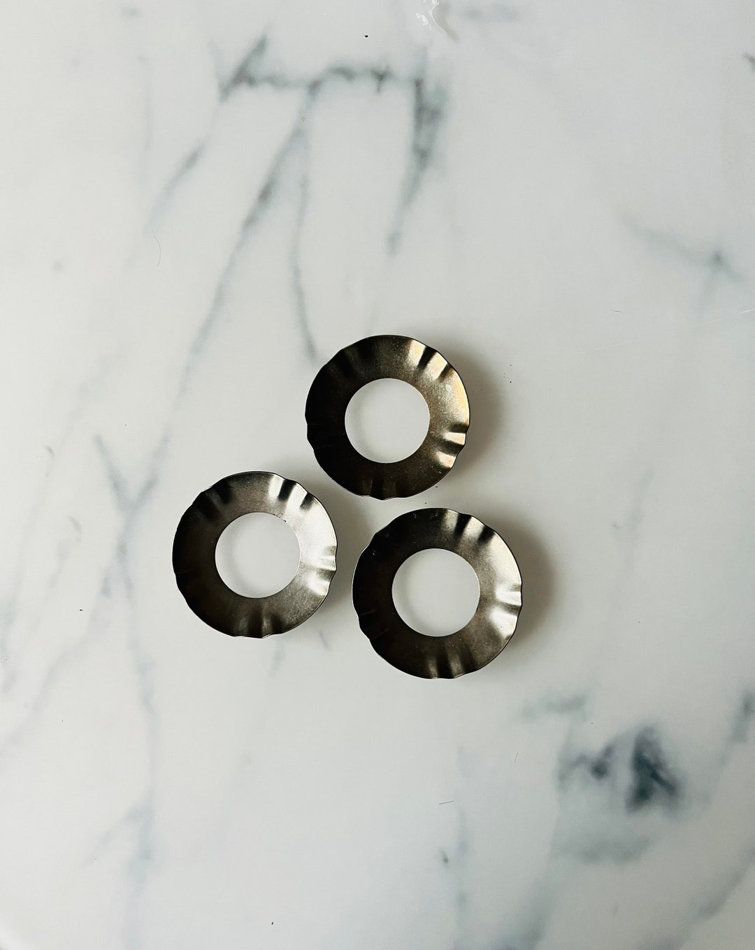 Three Vintage Candle Bobeches, Rings, Candle Collars - Etsy