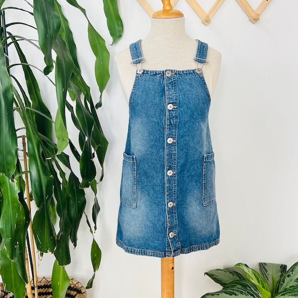 Denim Overall Dress - Etsy