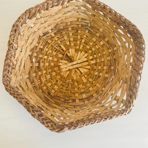 Vintage Hexagonal Basket, Boho, Wall Decor - Etsy