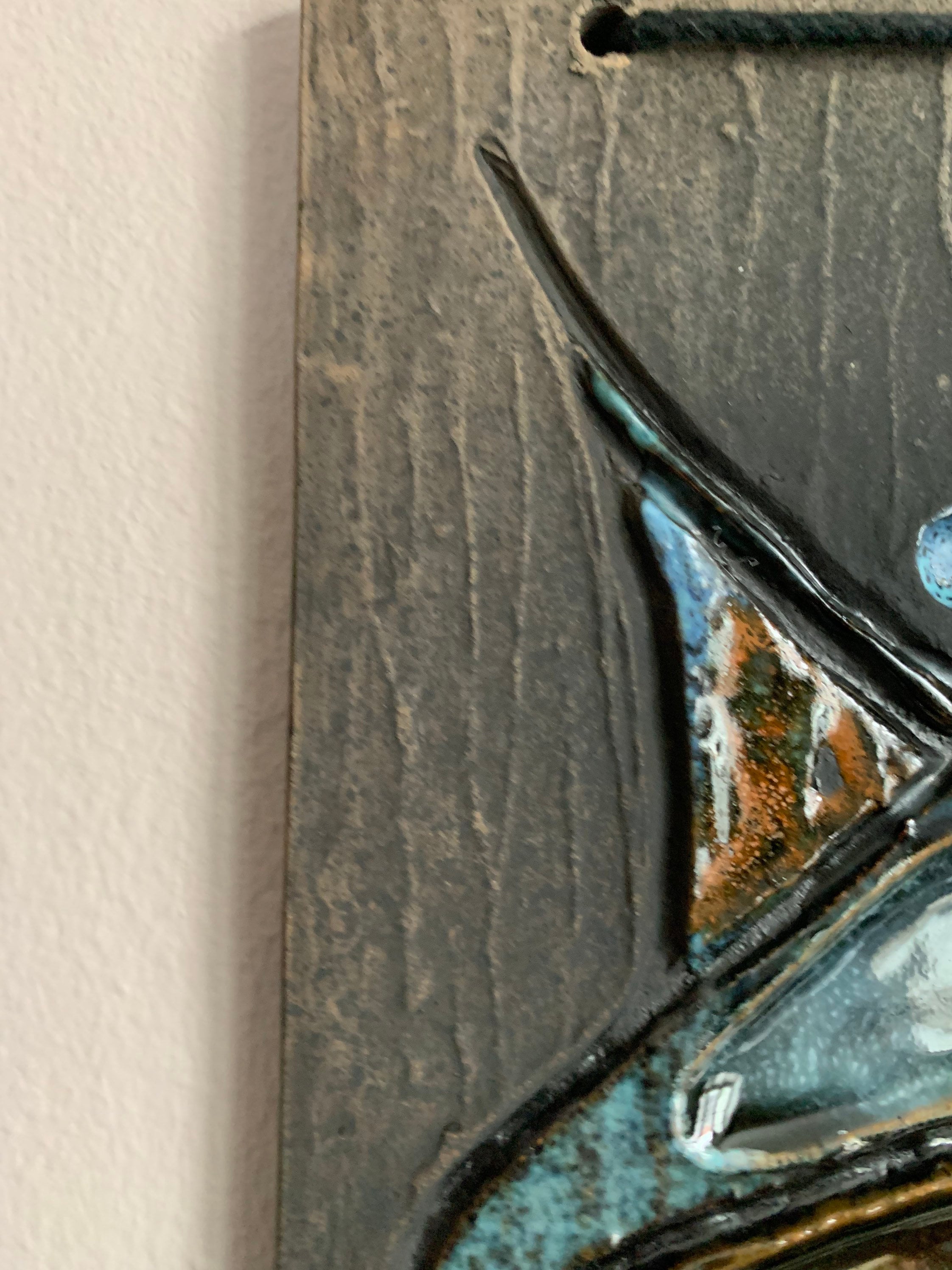 Vintage Wall Tile, Tillman’s Ceramic Abstract Scandinavian - Etsy