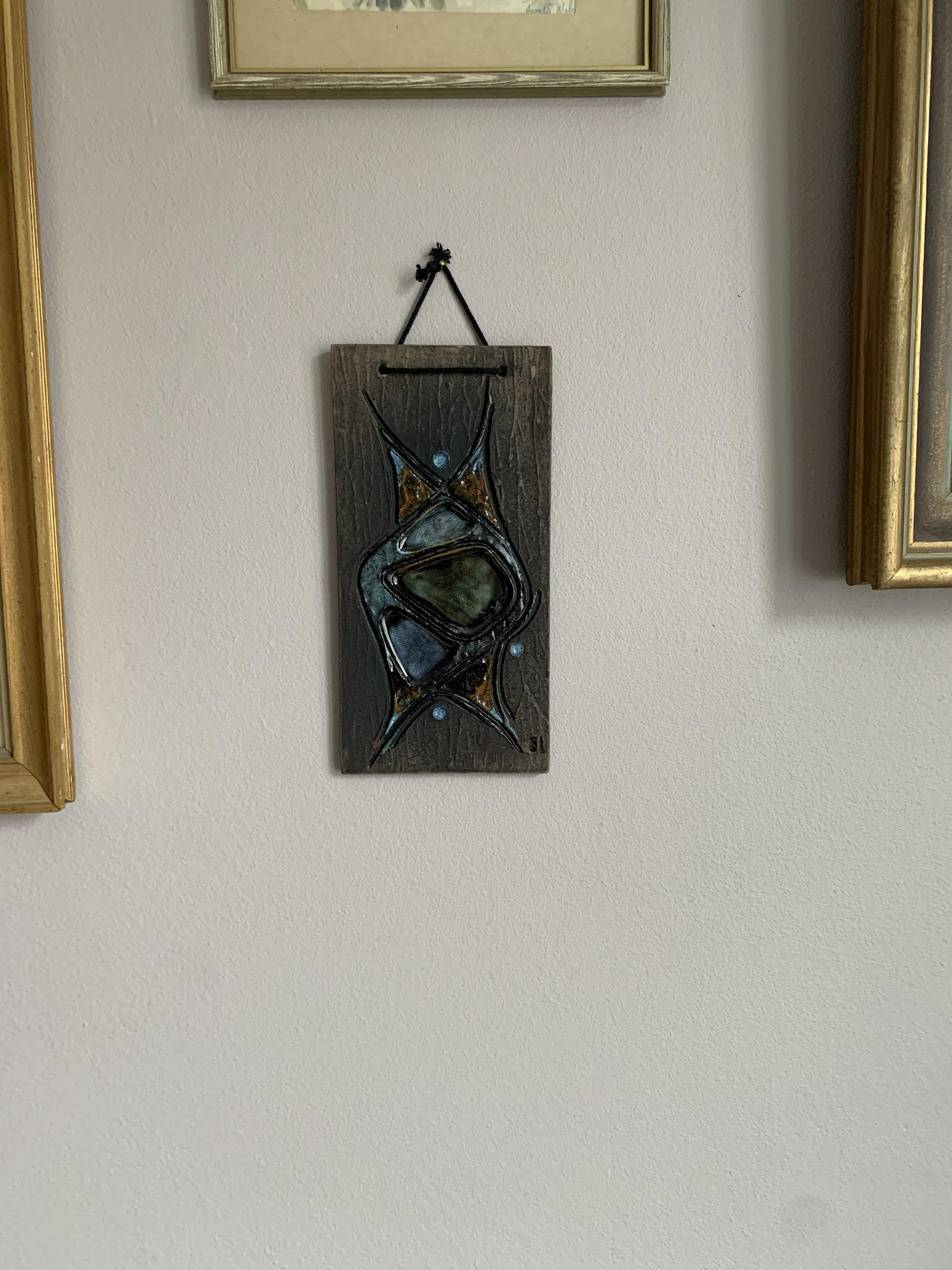 Vintage Wall Tile, Tillman’s Ceramic Abstract Scandinavian - Etsy