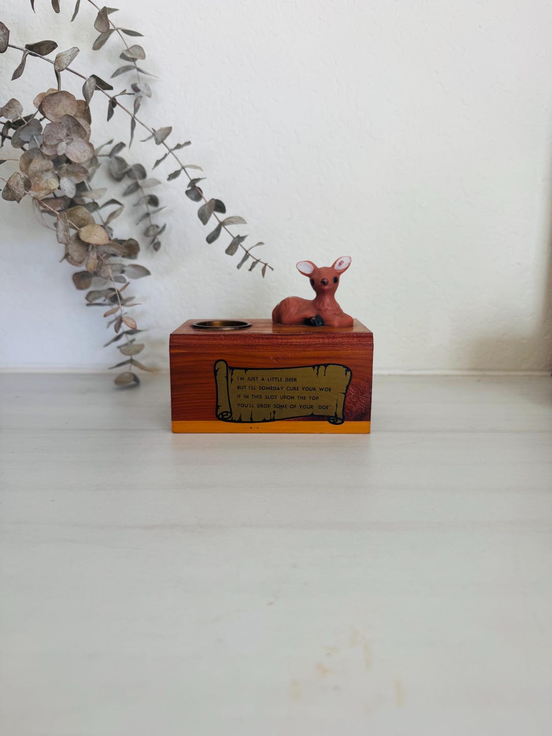 Vintage Piggy Bank, Deer, Yosemite - Etsy