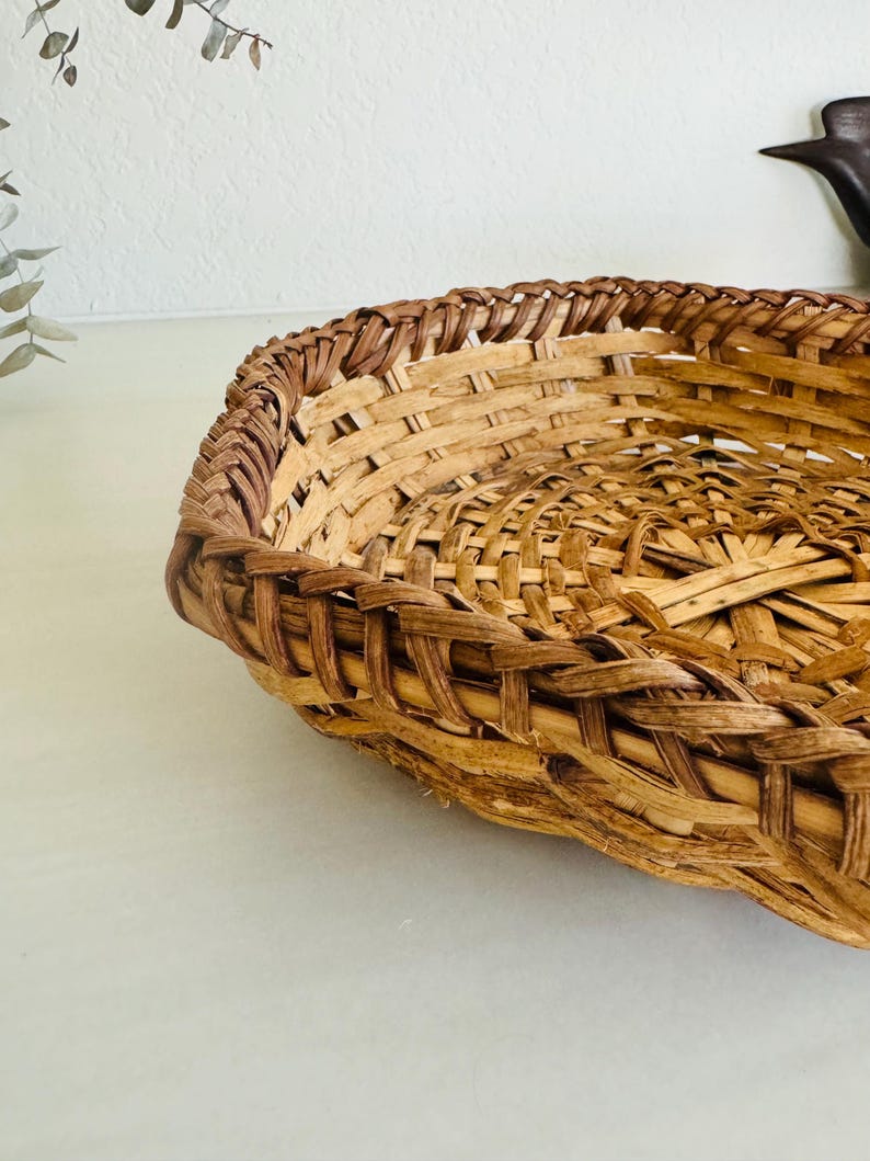 Vintage Hexagonal Basket, Boho, Wall Decor - Etsy
