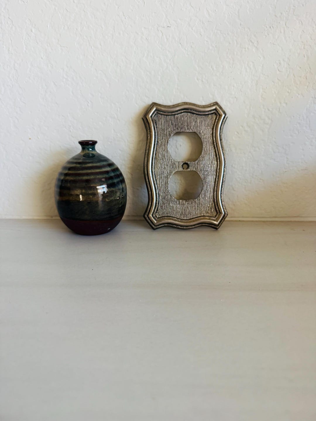 Vintage Outlet Cover, Midcentury Modern, Metal - Etsy