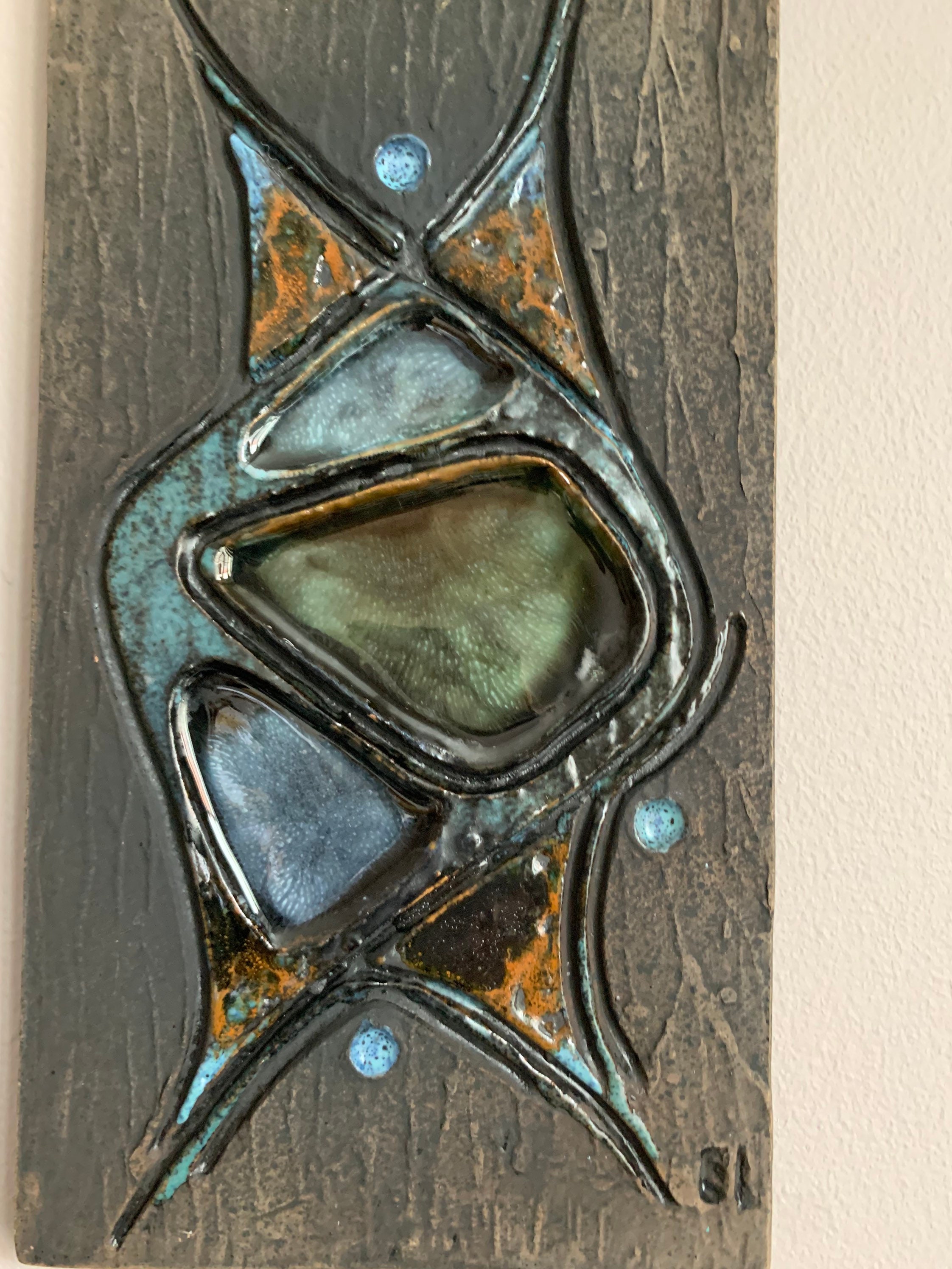 Vintage Wall Tile, Tillman’s Ceramic Abstract Scandinavian - Etsy