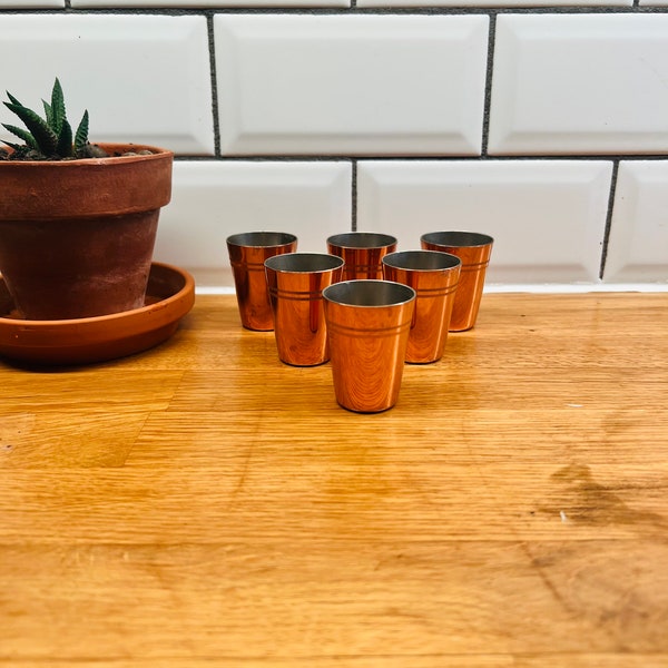 Metal Shot Glasses Etsy