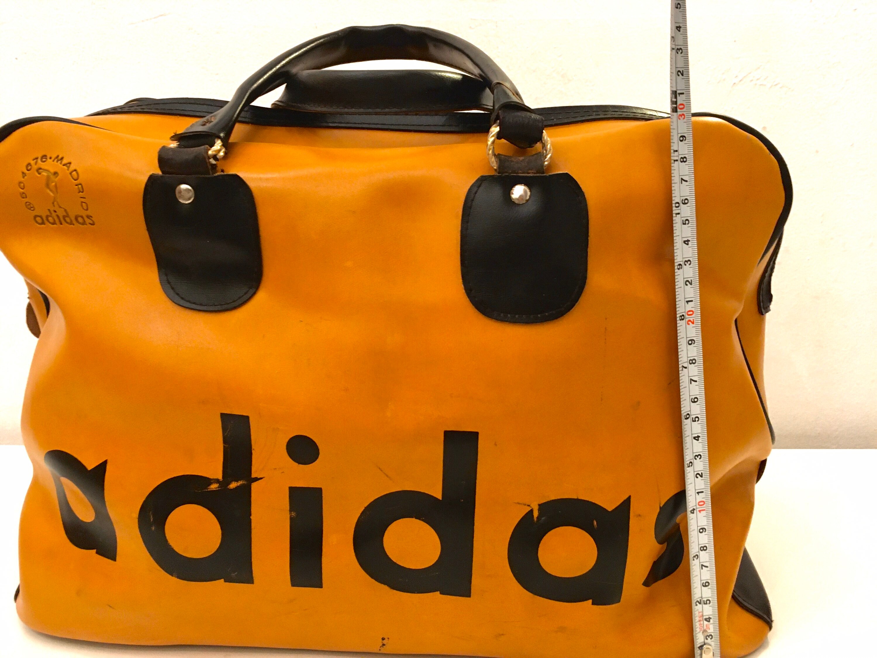 Amazing 60s Adidas Original Sport Bag Vintage Mustard Yellow - Etsy