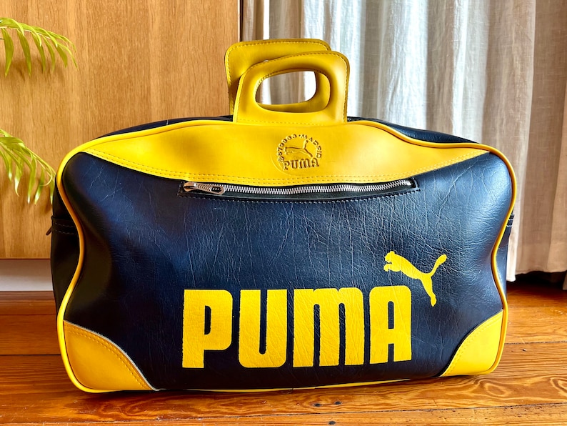 VERY RARE Sweden 70s Puma Bag Authentic Vintage Handbag Limited Edition ...