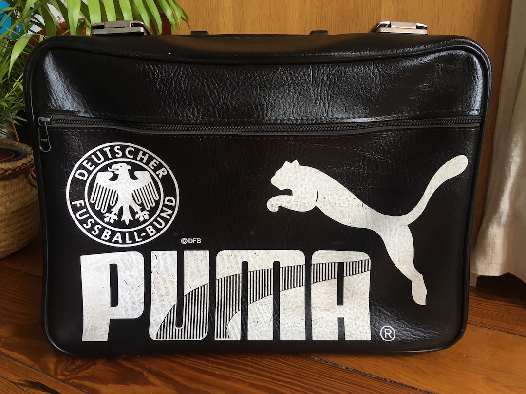 Amazing Vintage Puma 70’s Briefcase Very Rare Black Deadstock Collector ...