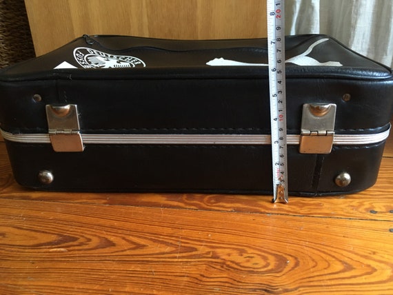 Amazing Vintage Puma 70’s Briefcase very rare Black d… - Gem