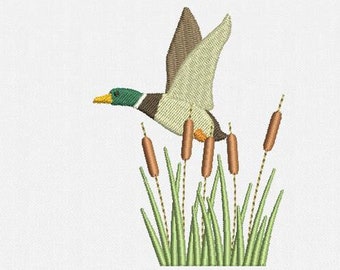 Mallard Duck Machine Embroidery Design / Hunting Duck / Duck - Etsy