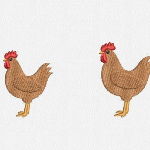 Mini Hen Machine Embroidery Design-instant DOWNLOAD-3 Sizes - Etsy