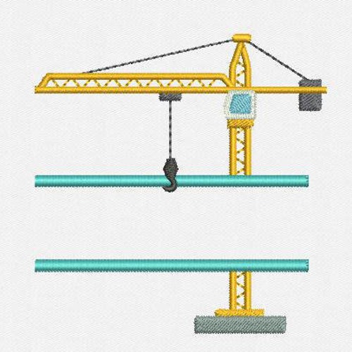 Excavator Machine Embroidery Design - Etsy