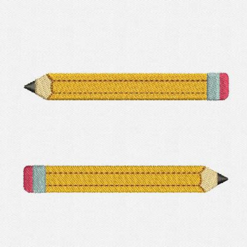 Split Pencils Machine Embroidery Design 1 size Embroidery Sewing ...