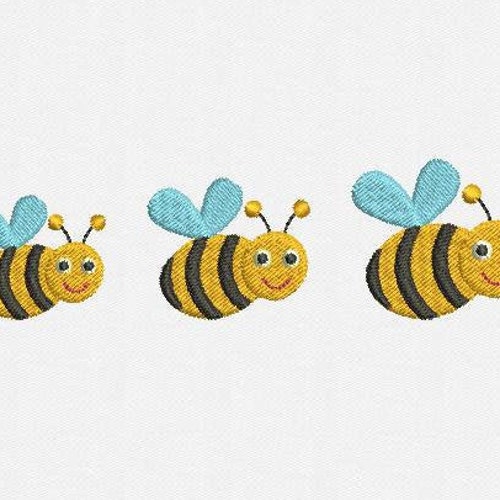 Bee Embroidery Design Bee Machine Embroidery Design Digital | Etsy