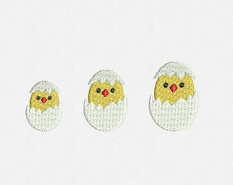Mini Easter Egg Machine Embroidery Designs 3 Sizes | Etsy