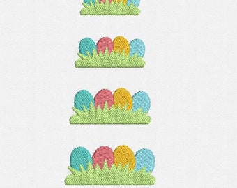 Mini Easter Egg Machine Embroidery Designs 3 Sizes | Etsy