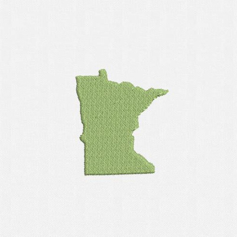 Mn State Silhouette - Etsy