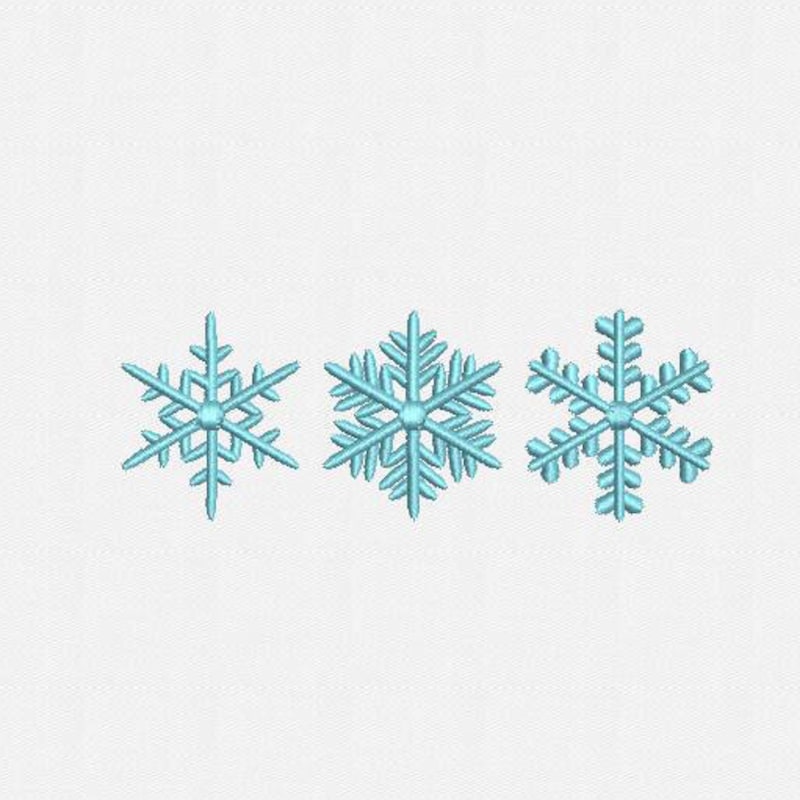 Snowflake Embroidery - Etsy