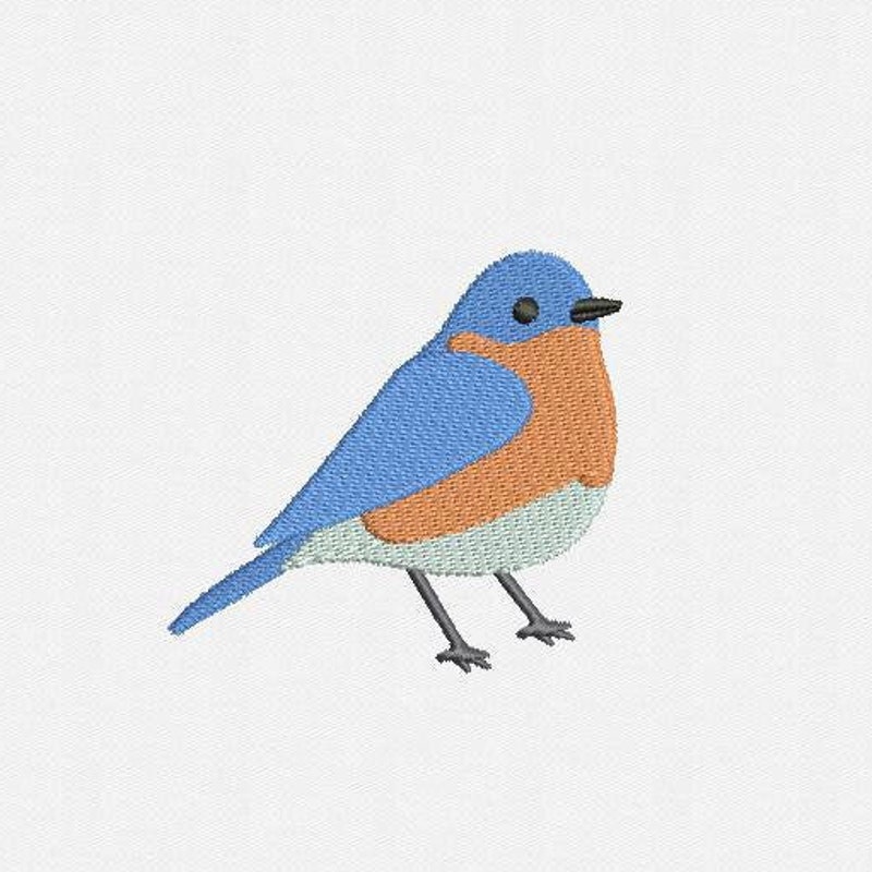 Bluebird Embroidery - Etsy