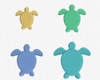 Turtle Embroidery | Etsy