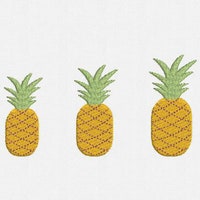 Pineapple Machine Embroidery Design Exotic Fruit Design Fruit ...