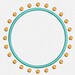 Circle Applique Frame Monogram Machine Embroidery Design 5 Sizes - Etsy