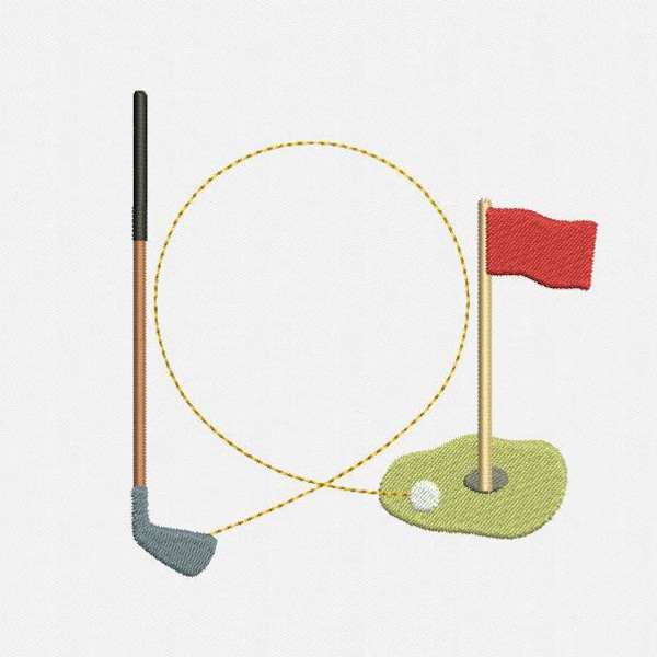 Golf Flag Frame - Etsy