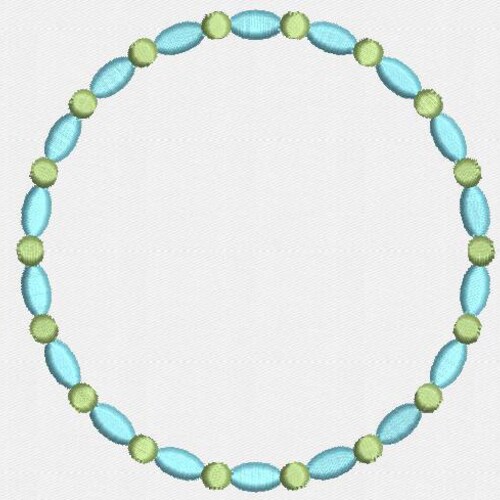 Dotted Frame Machine Embroidery Design 3 Sizes | Etsy