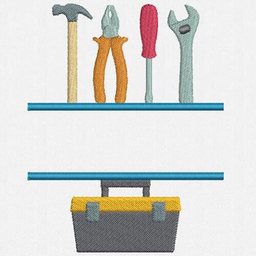 Carpenters Tools Machine Embroidery Design - Etsy