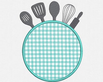 Split Kitchen Tools Machine Embroidery Design 1 Size | Etsy