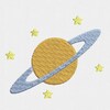 Space Planet - Machine Embroidery Design - Etsy