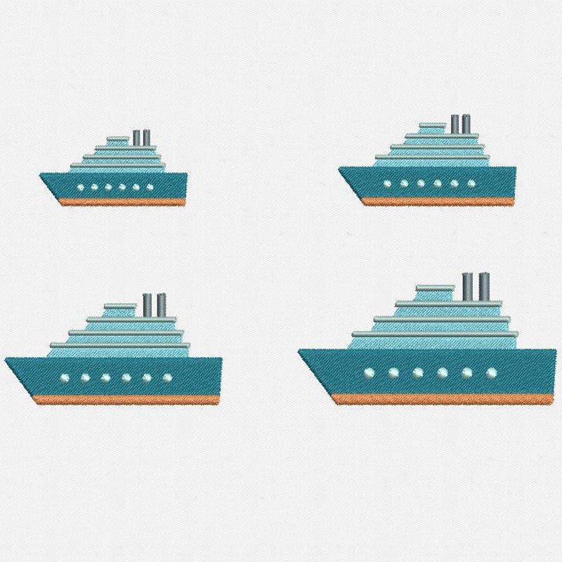 Ship Embroidery - Etsy