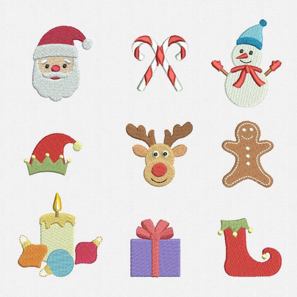 Christmas Machine Embroidery Designs - Etsy