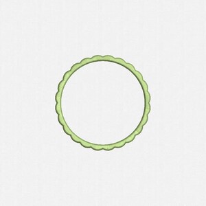 Scalloped Frame Machine Embroidery Design - 4 Sizes - Etsy