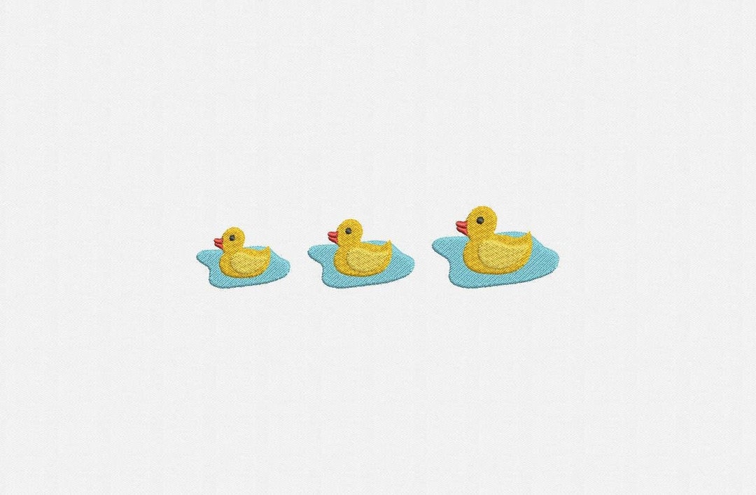 Mini Duckling Machine Embroidery Design - 3 Sizes - Etsy