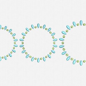 Dotted Monogram Frame Machine Embroidery Design - 3 Sizes - Etsy