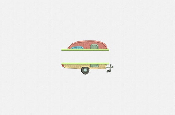 Split Rv Camper Trailer Machine Embroidery Designs 1 Size | Etsy