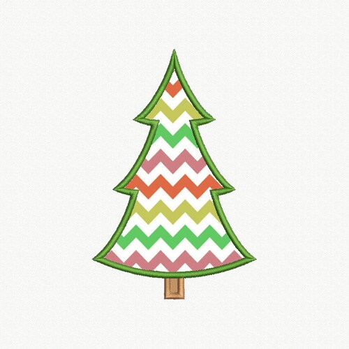 Christmas Tree Applique Machine Embroidery Designs Christmas - Etsy