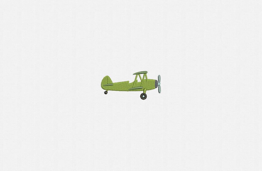 Mini Plane Machine Embroidery Design 3 Sizes - Etsy