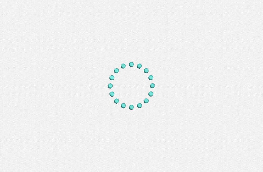 Mini Dotted Frame Machine Embroidery Design - 3 Sizes - Etsy