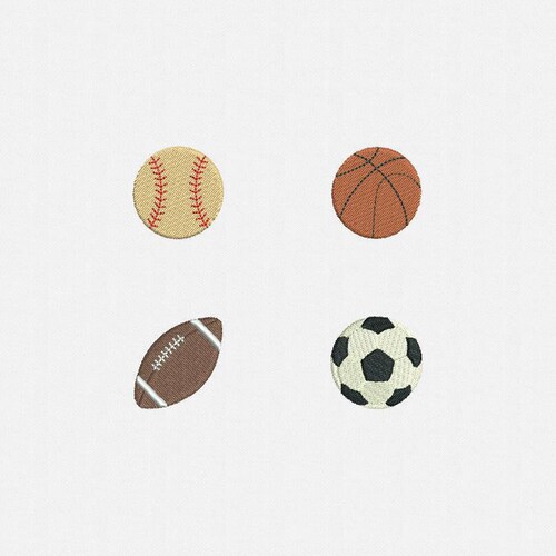 Football Embroidery Design. Machine Embroidery Design. Mini - Etsy