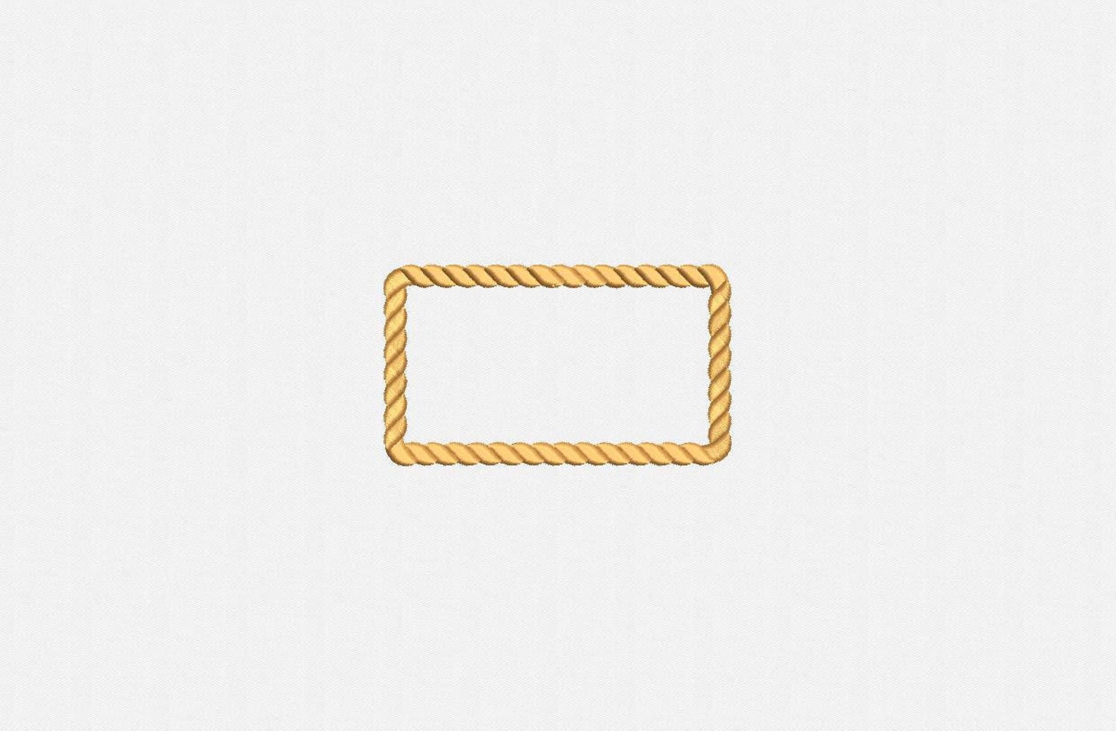 Rectangle Rope Frame Machine Embroidery Designs 7 Sizes - Etsy