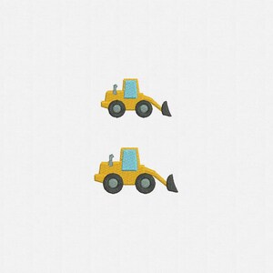 Mini Construction Vehicles Machine Embroidery Design - 4 Designs by 2 ...