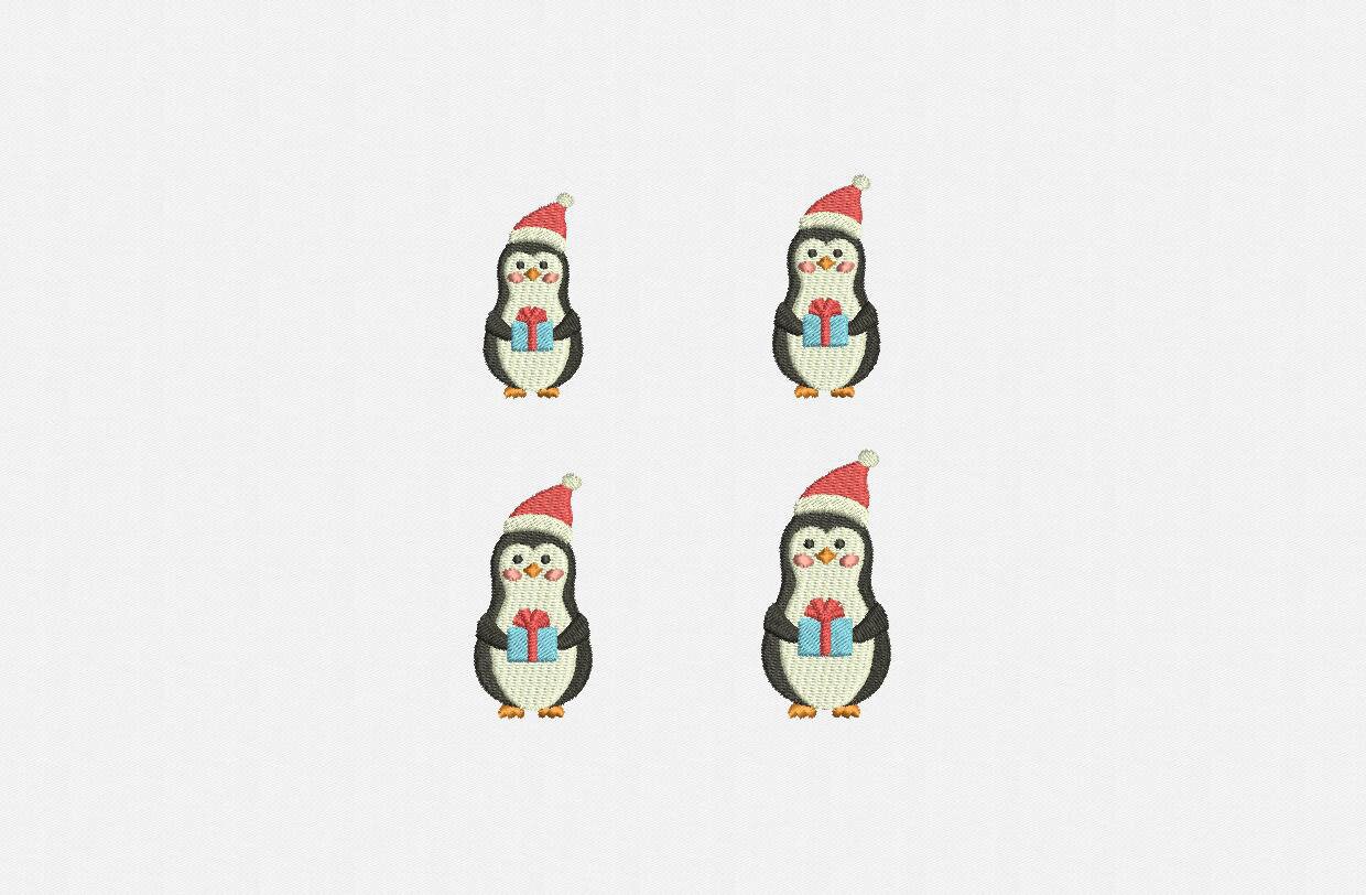 Mini Christmas Machine Embroidery Designs Pack 7 Designs | Etsy