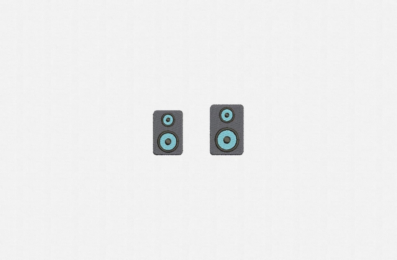 Mini DJ Machine Embroidery Designs Pack - 5 Designs - Etsy