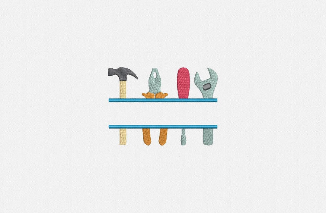 Split Tools Machine Embroidery Design - 3 Sizes - Etsy