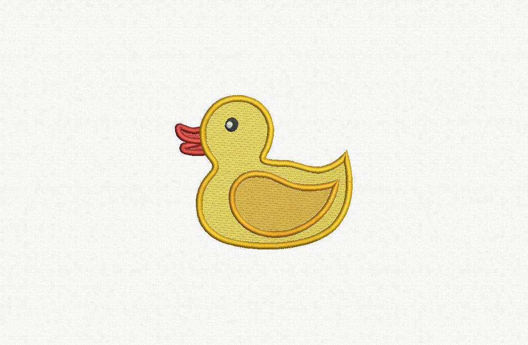 Duck Applique Machine Embroidery Design - 3 Sizes - Etsy