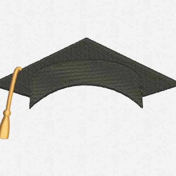 Graduation Cap Embroidery Design - Etsy