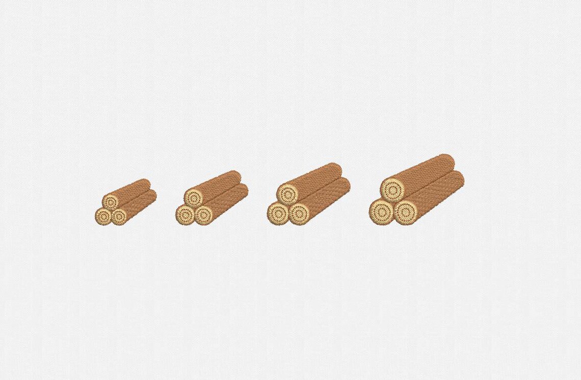 Mini Logging Machine Embroidery Design - 6 Designs - Chainsaw, Hand Saw ...